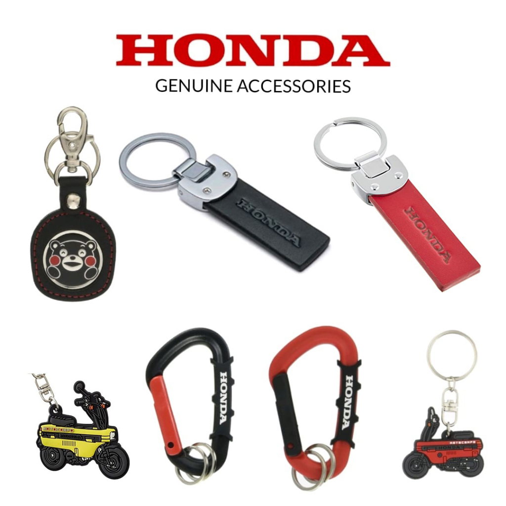 Honda Keychain Kumamon Motocompo Leather PVC Key Holder Japan | Shopee ...