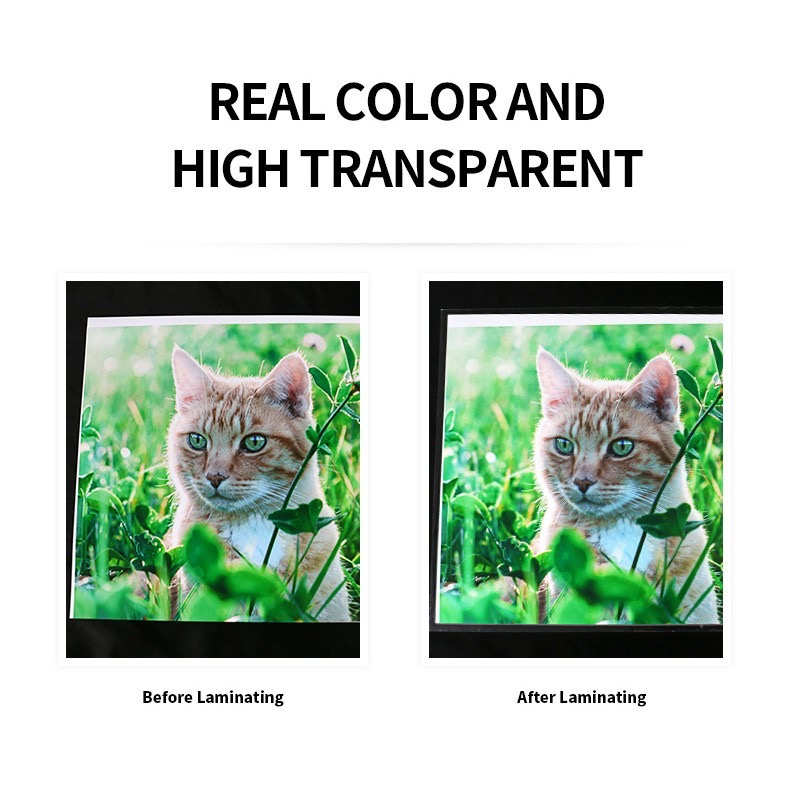 CBE LAMINATING/Laminator/ Plastik Laminate Film ONE REAM 100 SHEETS ...