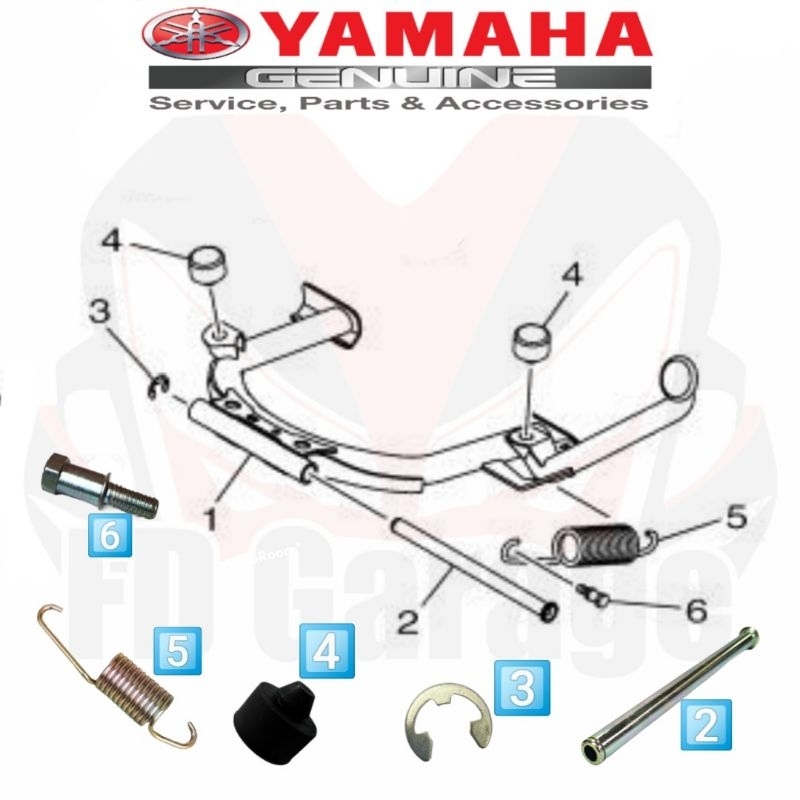 NVX155 MAIN STAND / DOUBLE STAND PARTS | Shopee Philippines