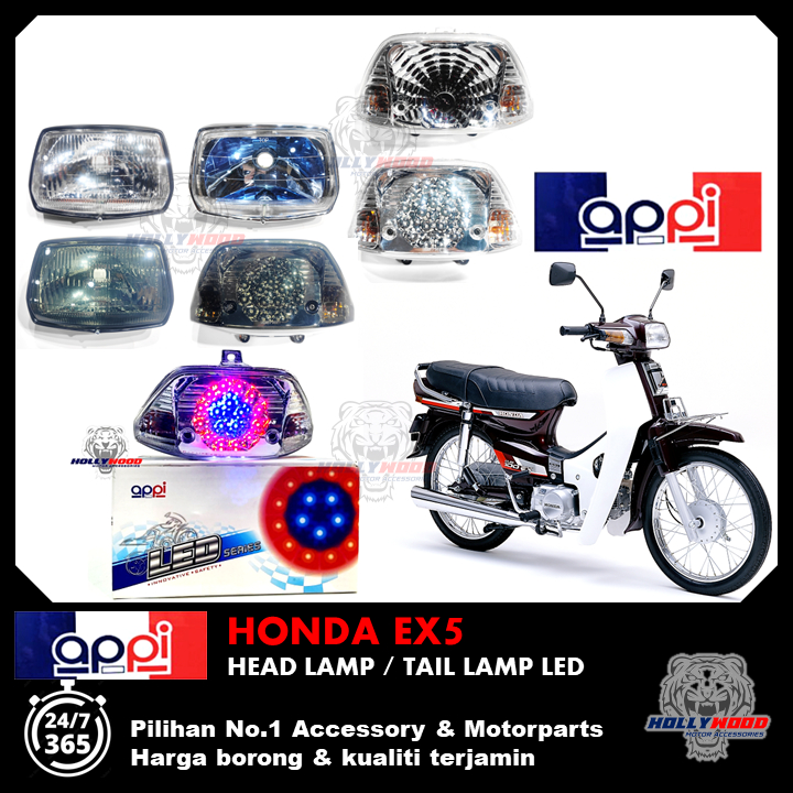 HONDA EX5 / EX5 DREAM LAMPU DEPAN HEAD LAMP DIAMOND TAILLAMP LAMPU ...
