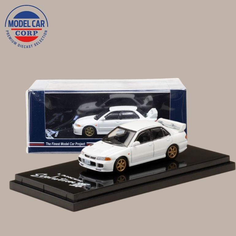HobbyJapan Lancer GSR Evolution III RS Custom White -HJ641010RW Scale ...