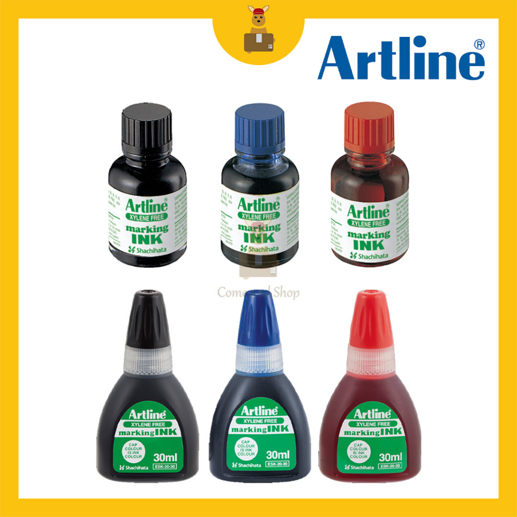 ARTLINE Permanent Marking Ink Refill 20ml / 30ml | Shopee Philippines