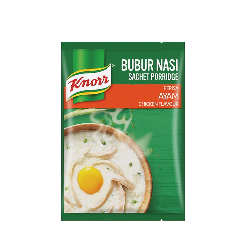 Knorr Instant Sachet Porridge Bubur Nasi 3 Sachets x 35g (105g ...