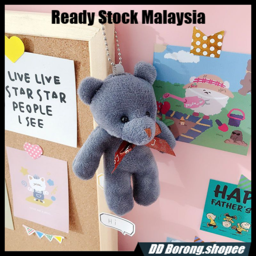 Toy Mini Bear Doll 12CM Suitable for Bouquet DIY Bear Toys Plush Doll ...