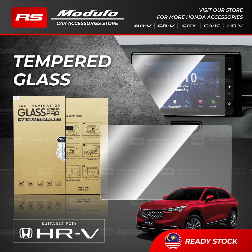 SCREEN PROTECTOR Honda HRV 2025 2024 2023 2022 Tempered Glass ...