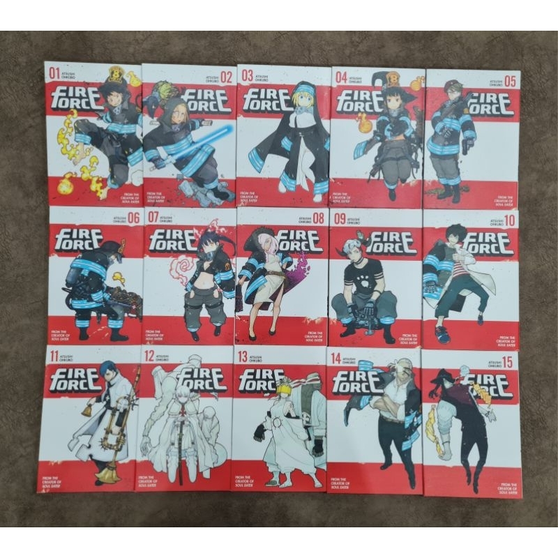 Manga : Fire Force volume 1-34 (English Version) | Shopee Philippines