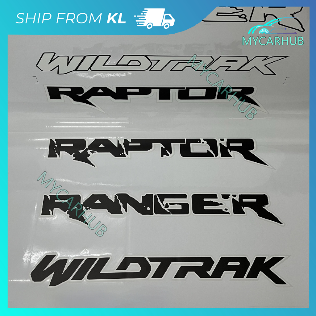 Ford Ranger Raptor / Wildtrak Wording Body Sticker | Shopee Philippines