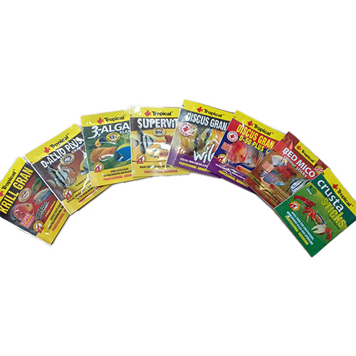 Tropical Fish Food Sample (Krill Gran/D-Allio Plus/3-Algae/Supervit ...