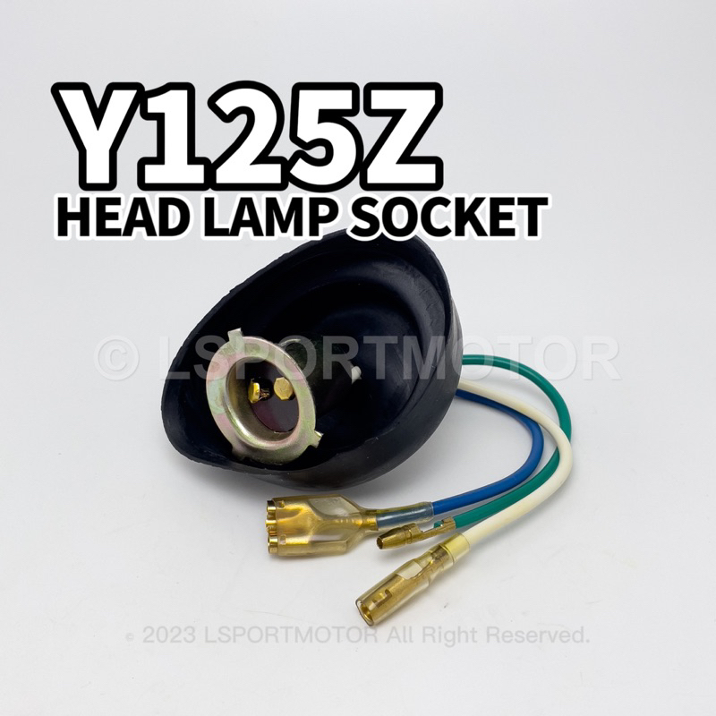 YAMAHA Y125Z HEAD LAMP SOCKET FRONT DEPAN LAMPU KEPALA SOCKET WIRE ...