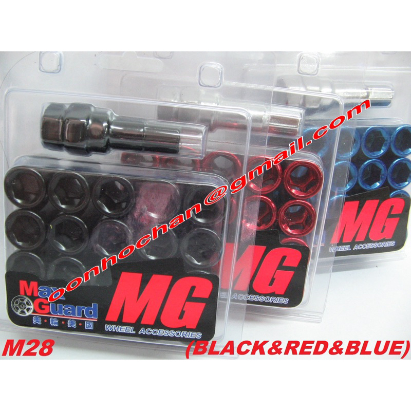 20 PCS ~ SAFETY ALLEN KEY M12 X 1.5MM WHEEL LOCK NUT TAYAR NUT TIRE ...