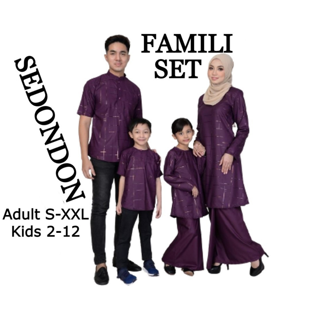 Baju Raya Sedondon Set Family Clothes Brackets Mother Daughter And ...