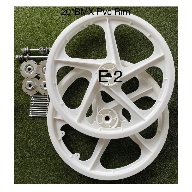 20" Bicycle PVC Sport Rim BMX JIPANG Basikal 20" plastic wheelset ...