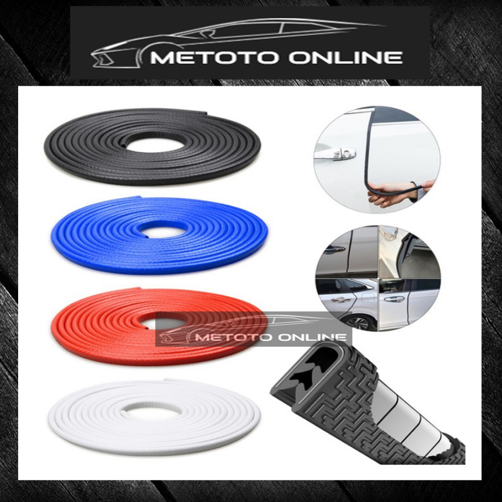 Getah pintu kereta 5Meter U type door seal car sound insulation sealing ...