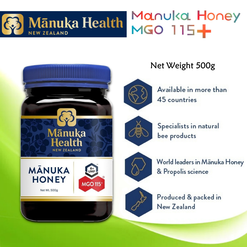 Manuka Health-Manuka Honey MGO 115+ 500g EXP 16/08/2026 | Shopee Philippines
