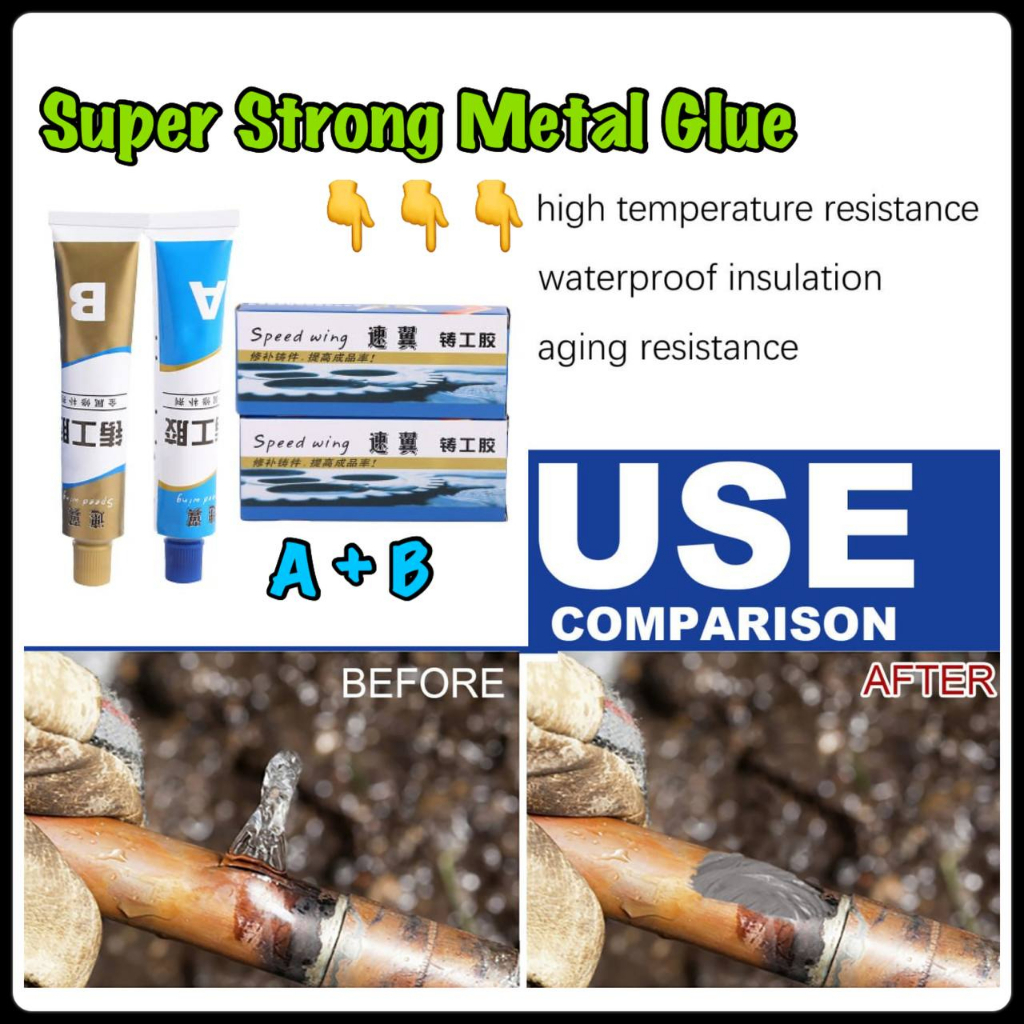 100 Gram Gam Besi Paling Kuat Super Strong Glue Metal Gum Tahan Panas ...
