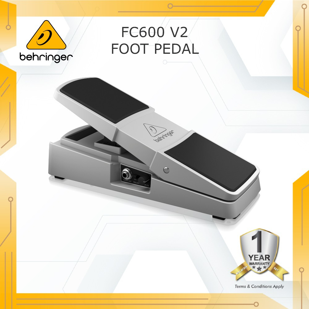 BEHRINGER FC600 V2 Heavy-Duty Foot Pedal for Volume and Expression ...
