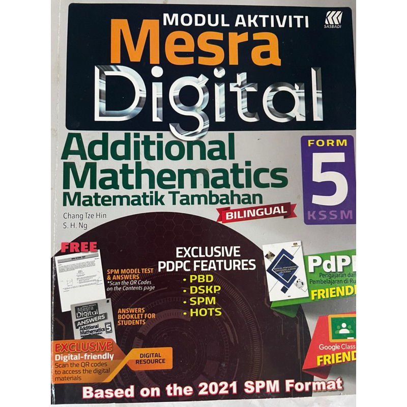 Additional Mathematics form 4&5 SPM | Shopee Philippines