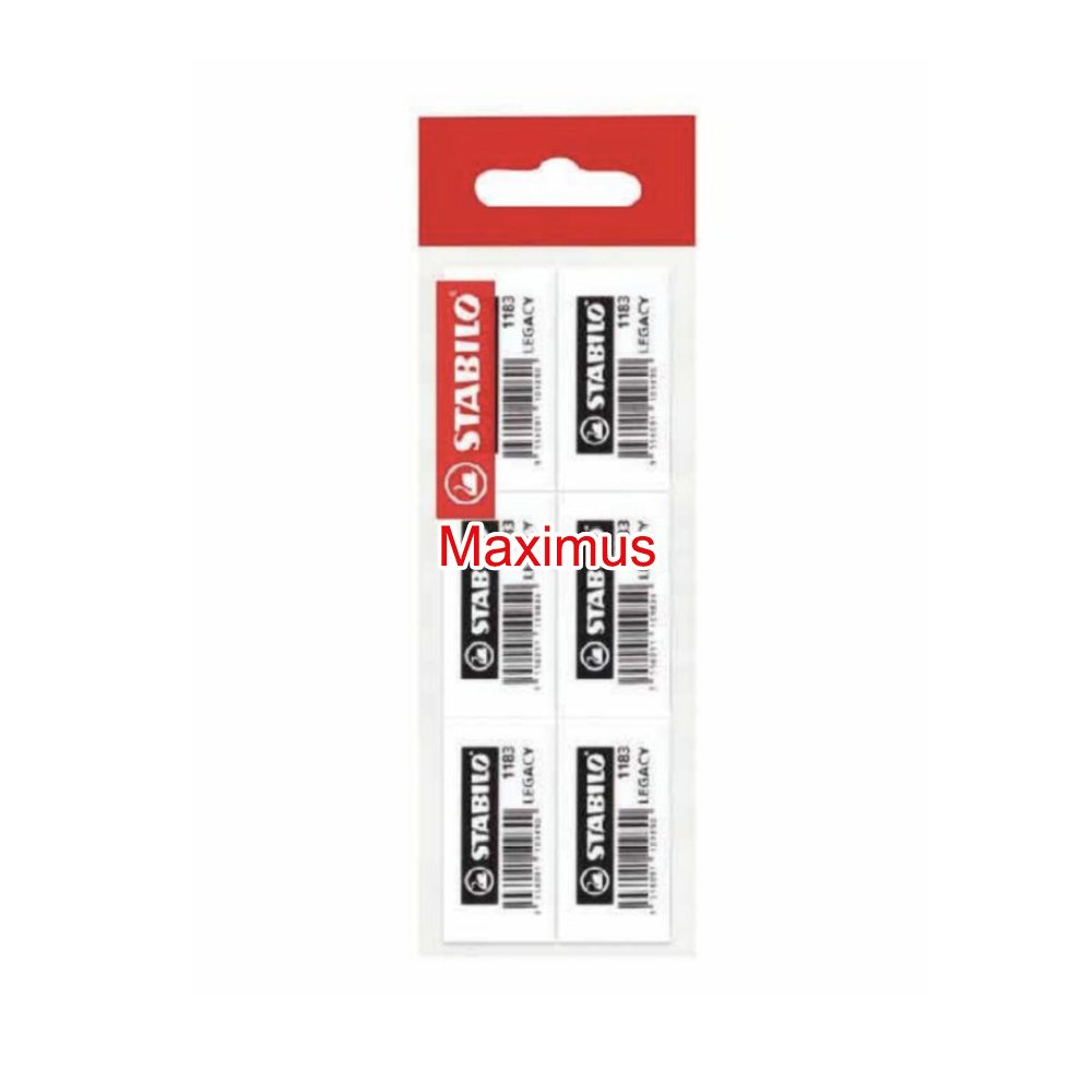 Stabilo Legacy Eraser (6 in 1 Pack) | Shopee Philippines