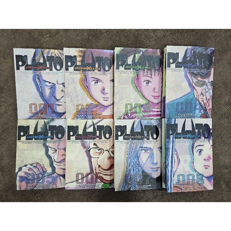 Manga Pluto Volume 1 8 End English Version Shopee Philippines