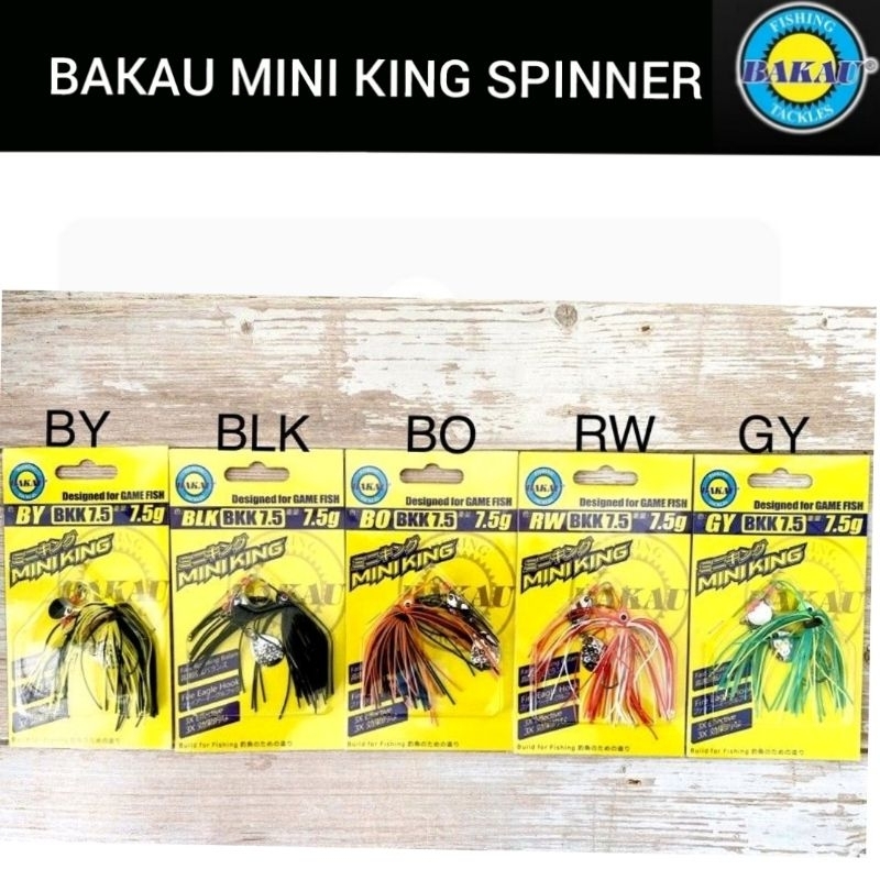 (7.5/10g) GEWANG PANCING SPINNER BAKAU BKK FISHING LURE WITH X SHARP ...