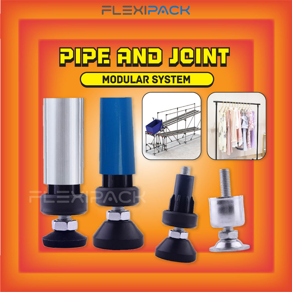 Adjuster Foot Cup PVC Lean Tube Metal Pipe Connector Pipe Fittings ...