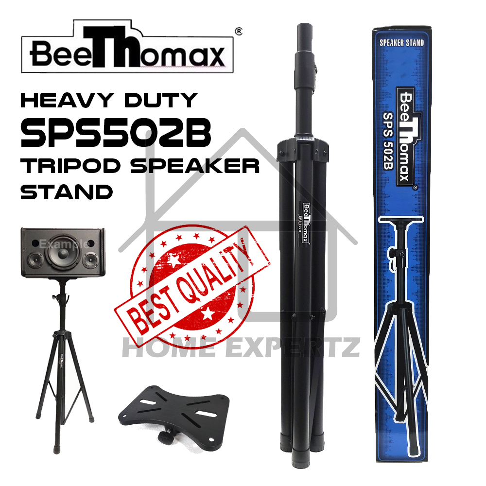 BEETHOMAX HEAVY DUTY TRIPOD SPEAKER STAND (SPS502B) | Shopee Philippines
