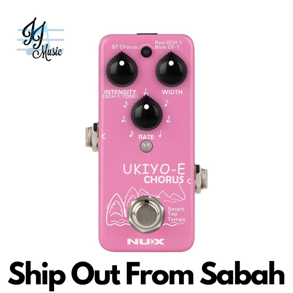 Nux NCH-4 UKIYO-E Chorus Effects Pedal (NCH4 / NCH 4) | Shopee Philippines