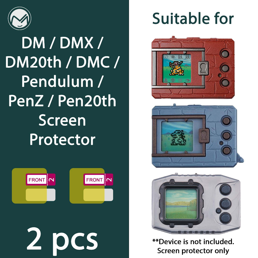 Digimon Vpet Pendulum Monster Color DMC Screen Protector 2 pcs per set ...