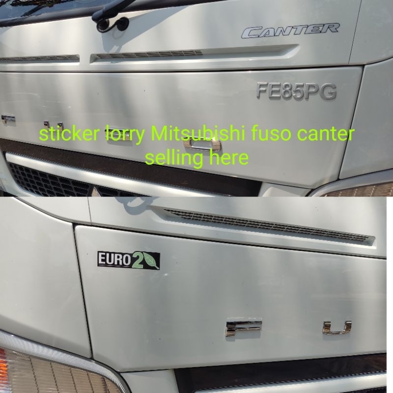 sticker lorry Mitsubishi fuso canter fe85pg euro 2 | Shopee Philippines