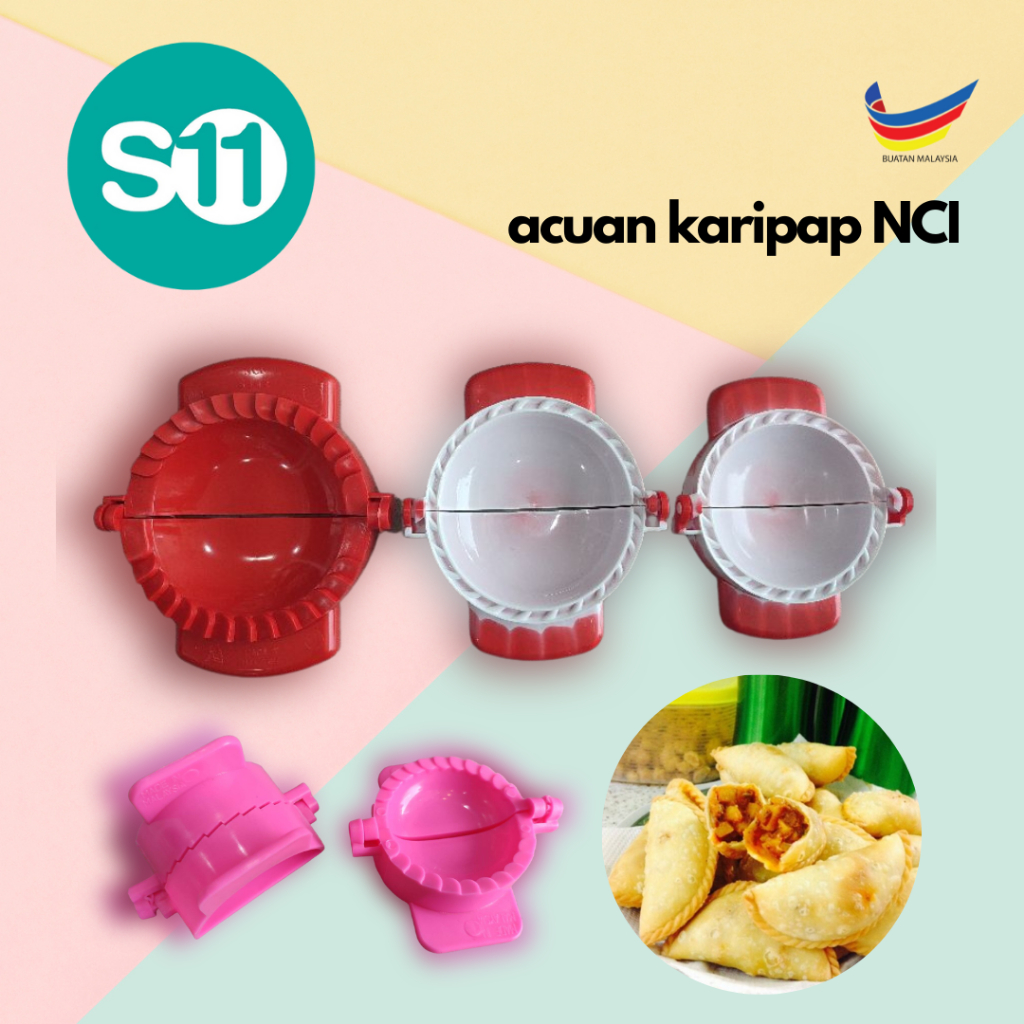 Nci Reference kuih karipap Cap NCI/Curry Puff Mold | Shopee Philippines