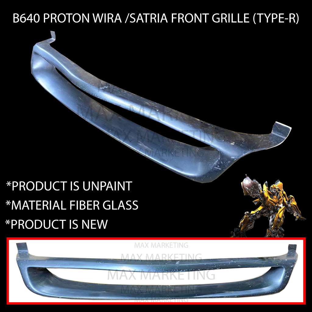 B640 PROTON WIRA /SATRIA FRONT GRILLE (TYPE-R) (FIBER) | Shopee Philippines