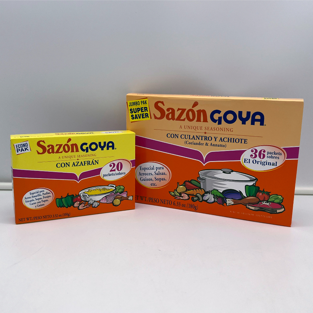 Goya Sazon Seasoning Spice Mix Sampler + Value Pack Sazon Culantro Y ...