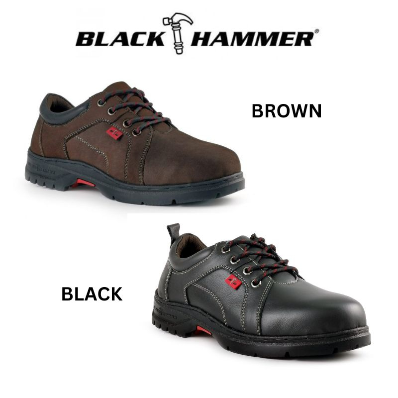 BLACK HAMMER Women Low Cut with Shoelace Safety Shoes BH3887 | Shopee ...