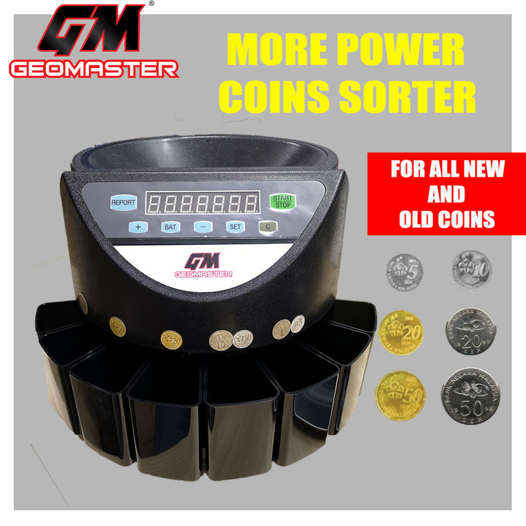 Money Coin Counter , Coin Sorter Machine Heavy Duty - | Shopee Philippines