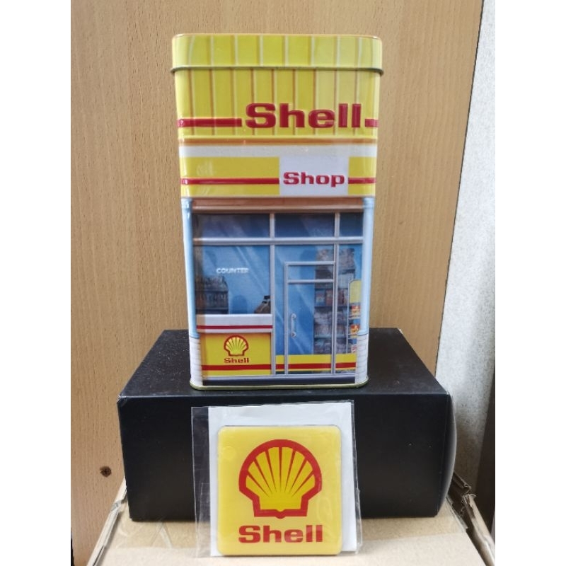 SHELL TIN BOX (BIG) 1980 With Magnet SHELL | Shopee Philippines