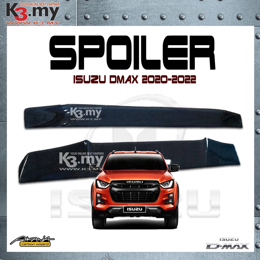 Isuzu Dmax 2020-2022 Akana Carbon Wizard Rear Spoiler 4X4 Isuzu Dmax ...