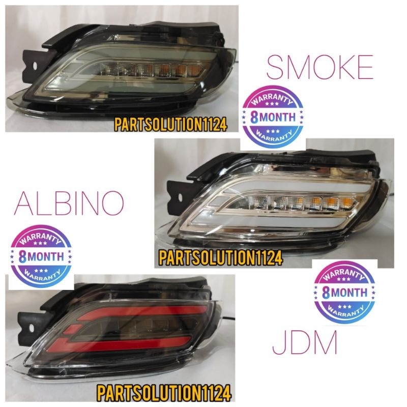 TOYOTA VIOS NCP93 DUGONG REAR REFLECTOR 2008-2012 (ALBINO,SMOKE,JDM ...