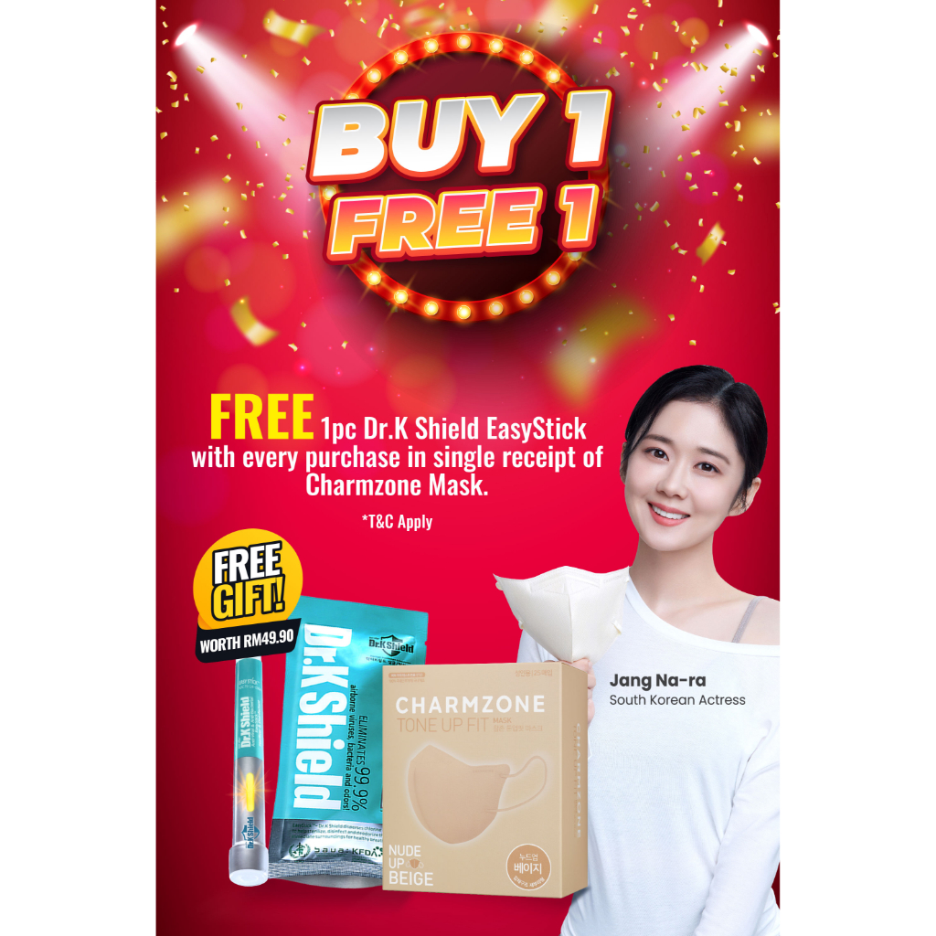 BUY 1 FREE 1 Dr K Shield EasyStick *Made in Korea* CHARMZONE Tone Up ...