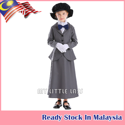 MYLITTLELASS Vintage Tutor Uniform Nanny McPhee Witch Dress Up Book ...