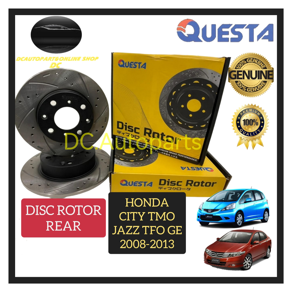 QUESTA HONDA CITY TMO T9A GM6 JAZZ TFO T5A GE GK 2008-2013 SPORT BRAKE ...