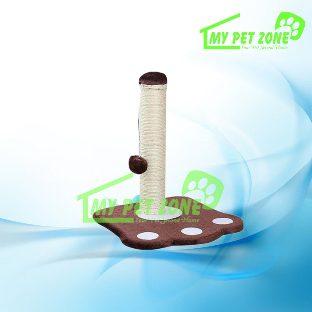 Sisal Rope Paw Based Cat Scratcher Scratch Post Pole Cat Tree Toy ...