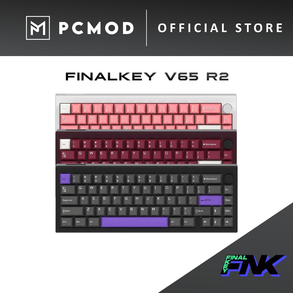 Finalkey V65 R2 Aluminum Custom Mechanical Keyboard PCMOD x KEYMOD ...
