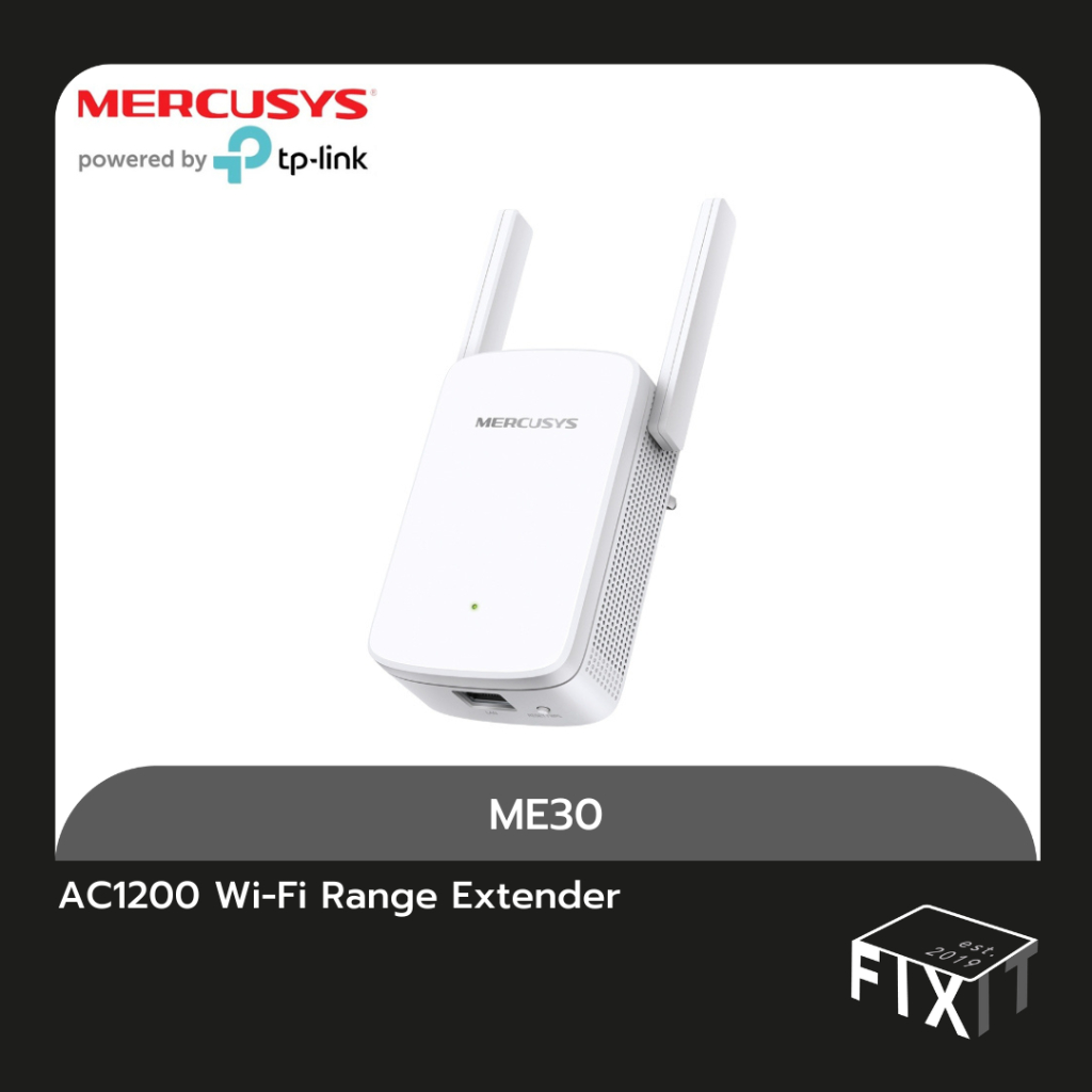 Mercusys ME30 AC1200 Wi-Fi Range Extender (Powered by TP-Link) | Shopee ...