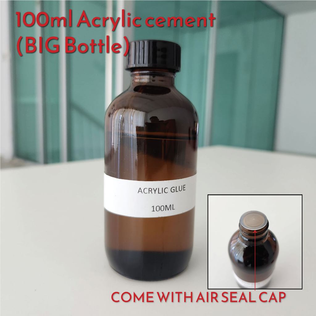 100ml Acrylic glue / plate number glue / chloroform / gam nombor plate ...