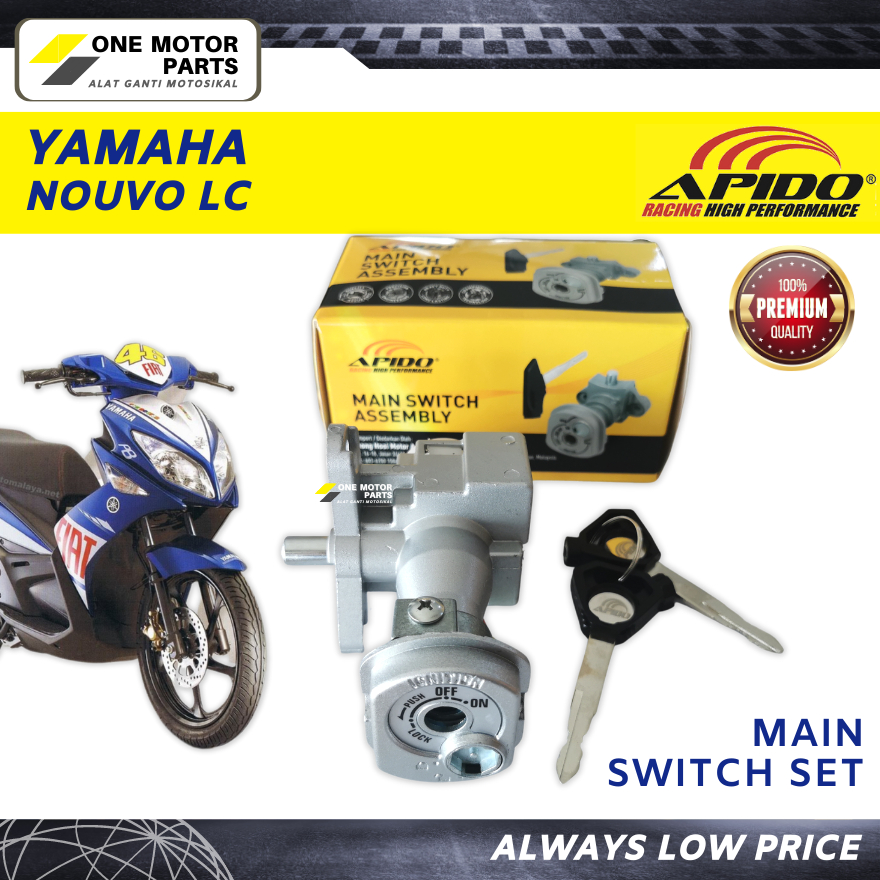 Warranty Main Switch Set Kunci Utama Yamaha Nouvo LC Set Kunci ...