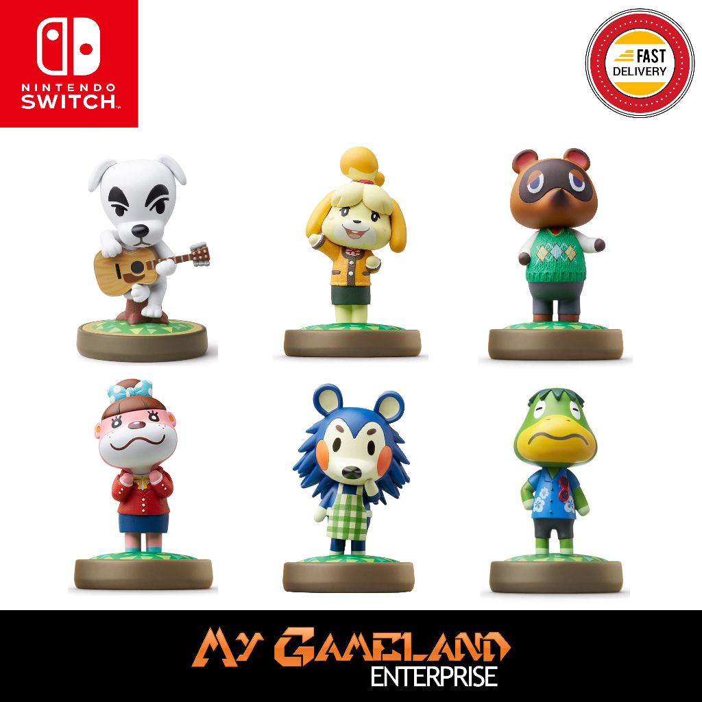 Nintendo Switch Amiibo Animal Crossing Mable/K.K. Slider/Lottie/Tom ...