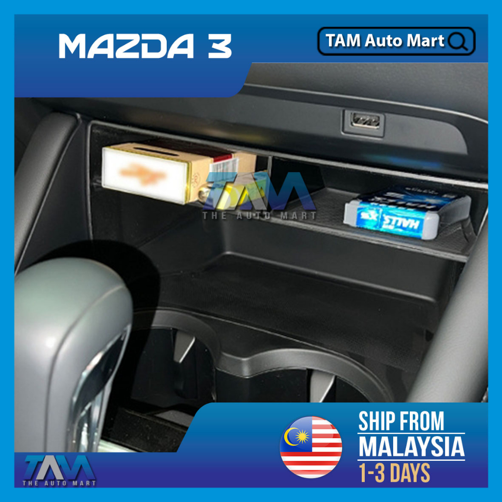 Mazda 3(2019 - 2024) Central Control Storage Box Partition Car Storage ...