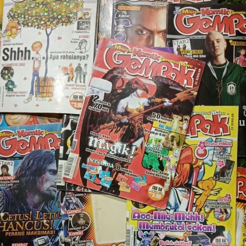 New generation comic magazine collection "GEMPAK" | Shopee Philippines