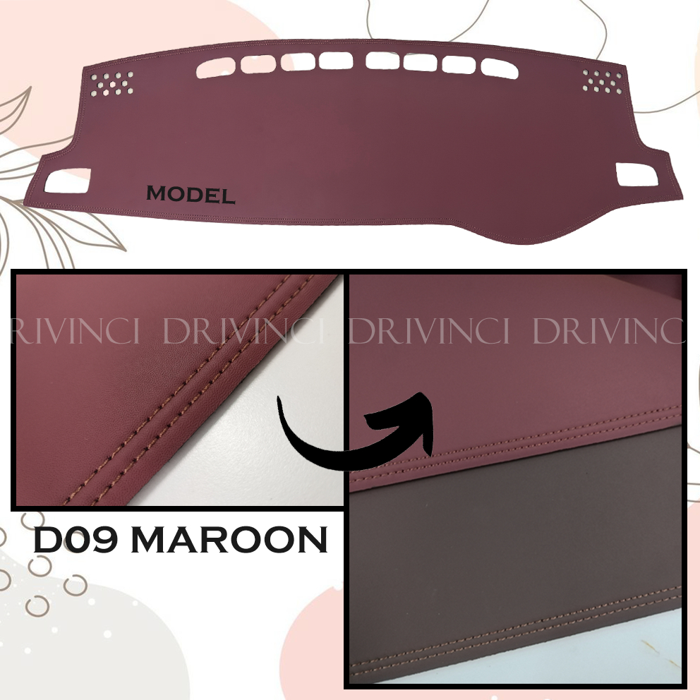 Maroon Ford Ranger Raptor Dashboard Cover Leather Dashmat | Shopee ...