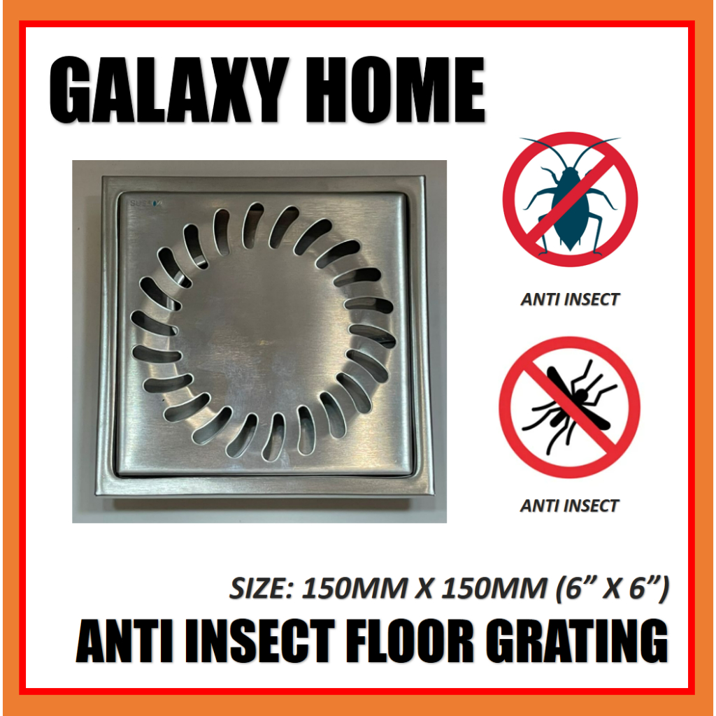 HIGH QUALITY 150MM X 150MM 6" X 6" 304 STAINLESS STEEL ANTI INSECT ...